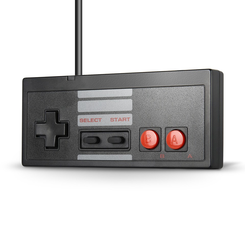 Wired Wireless USB NES Controller Joypad +Dongle For Windows PC MAC ...
