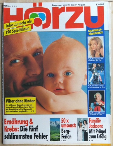 HÖRZU Programm-Zeitschrift, Fernsehzeitschrift,Illustrierte Nr.33 / 13 ...
