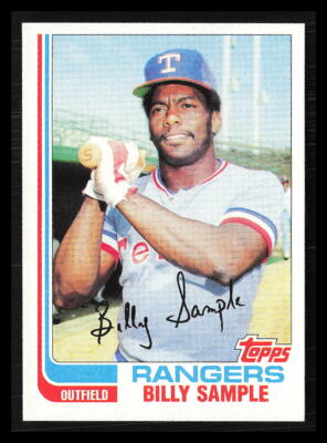 Billy Sample 1982 Topps #112 Texas Rangers | eBay