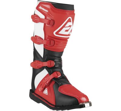 Answer AR1 Mens MX Offroad Boots Black/Red/White | eBay