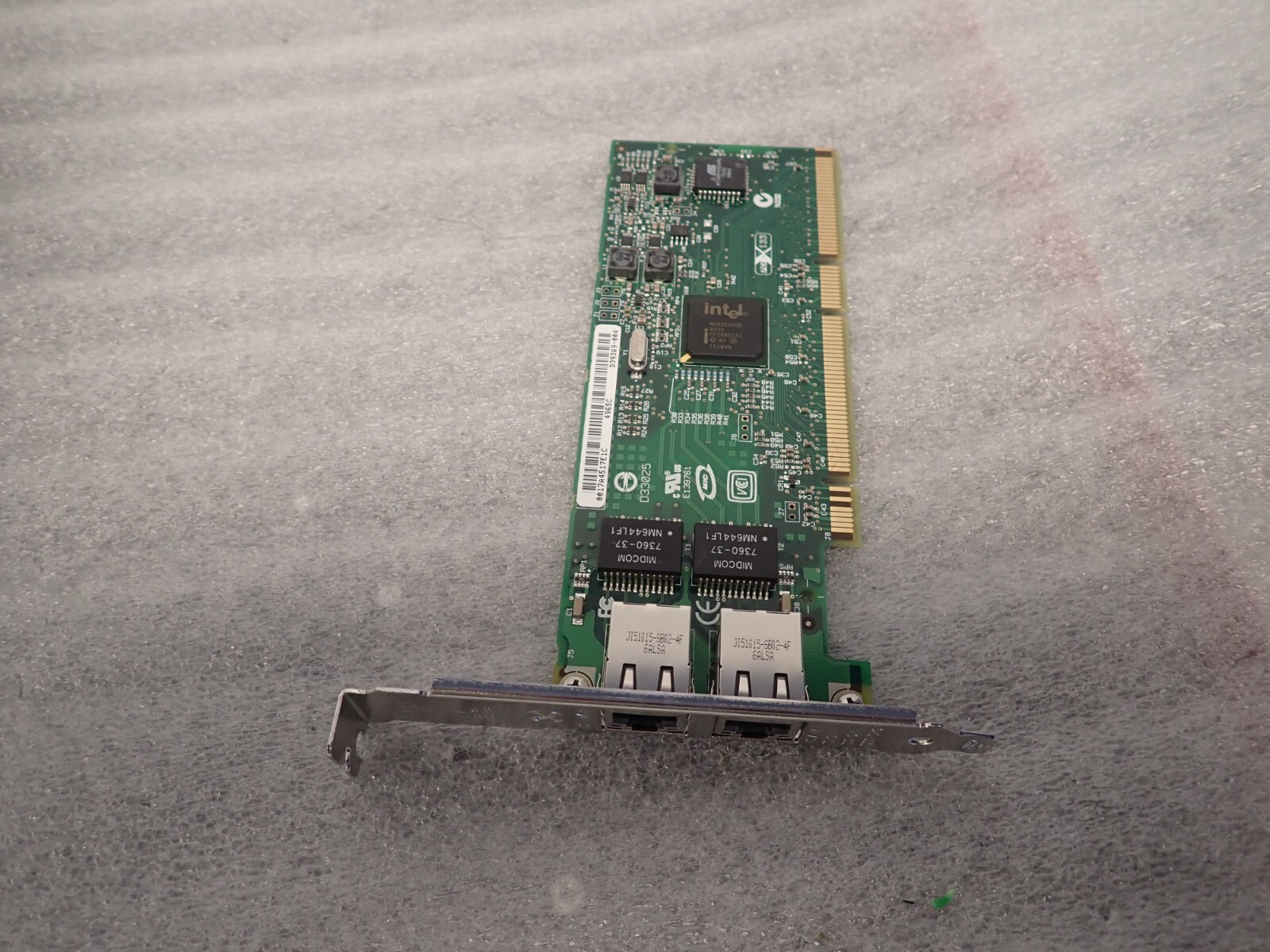 HP AB352-60003 Intel PCI-X Dual Port Pro/1000MT Gigabit NIC Adapter ...