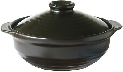 Japanese Clay Rice Cooker Donabe banko yaki pot IH 26×22×12cm (100V ...