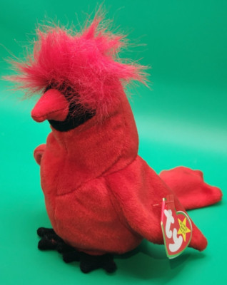 TY Beanie Baby - Mac The Cardinal with Spots - NEW With Tags- FREE ...