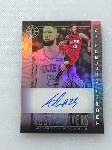 2019-20 Panini Illusions Trophy Collection Auto Austin Rivers Houston ...