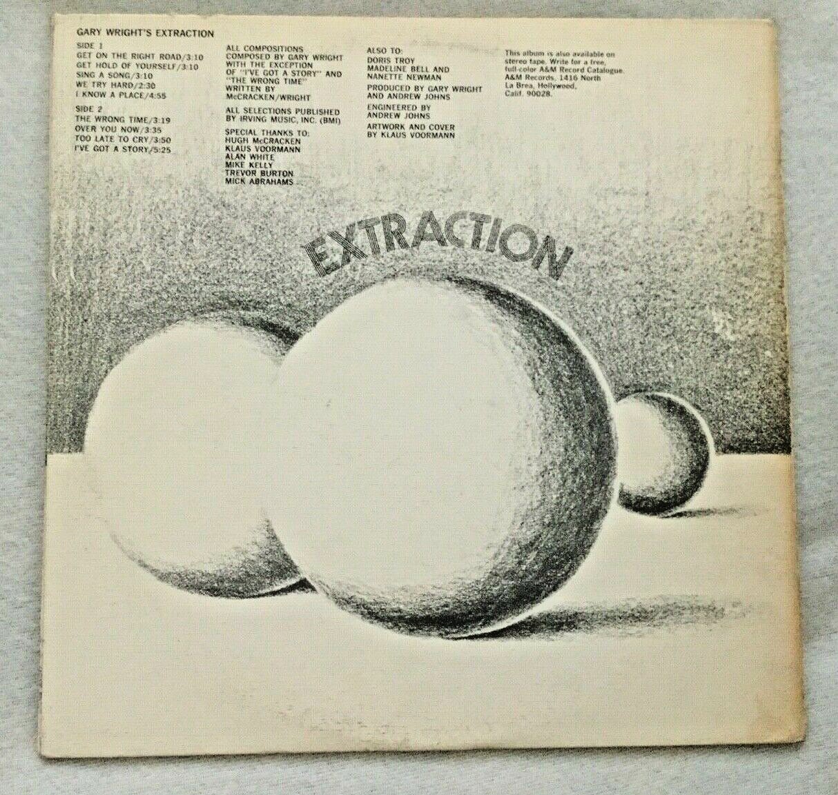 Gary Wright "Gary Wright's Extraction" Vinyl - Autographed/Signed | eBay