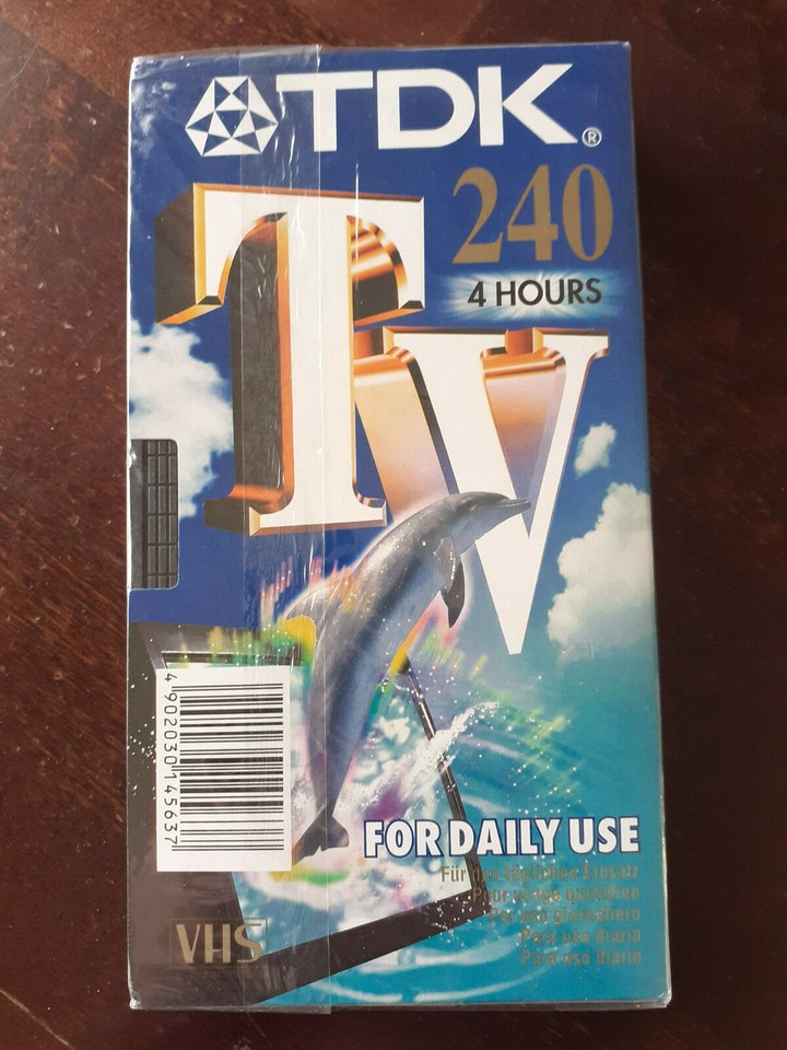 TDK - 240 mins - 4 hours - VHS TAPE - SEALED | eBay