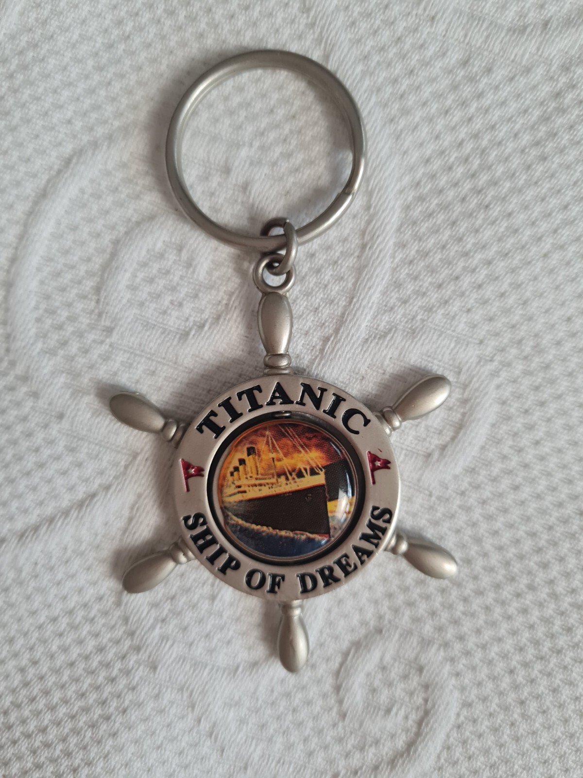 Titanic Keychain Ship Wheel Nautical Wheel Titanic Ship Of Dreams ...