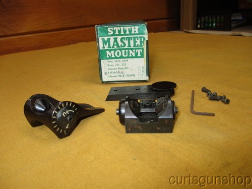 Vintage Stith Master Scope Mount Enfield Rifle 3 Piece Set | eBay
