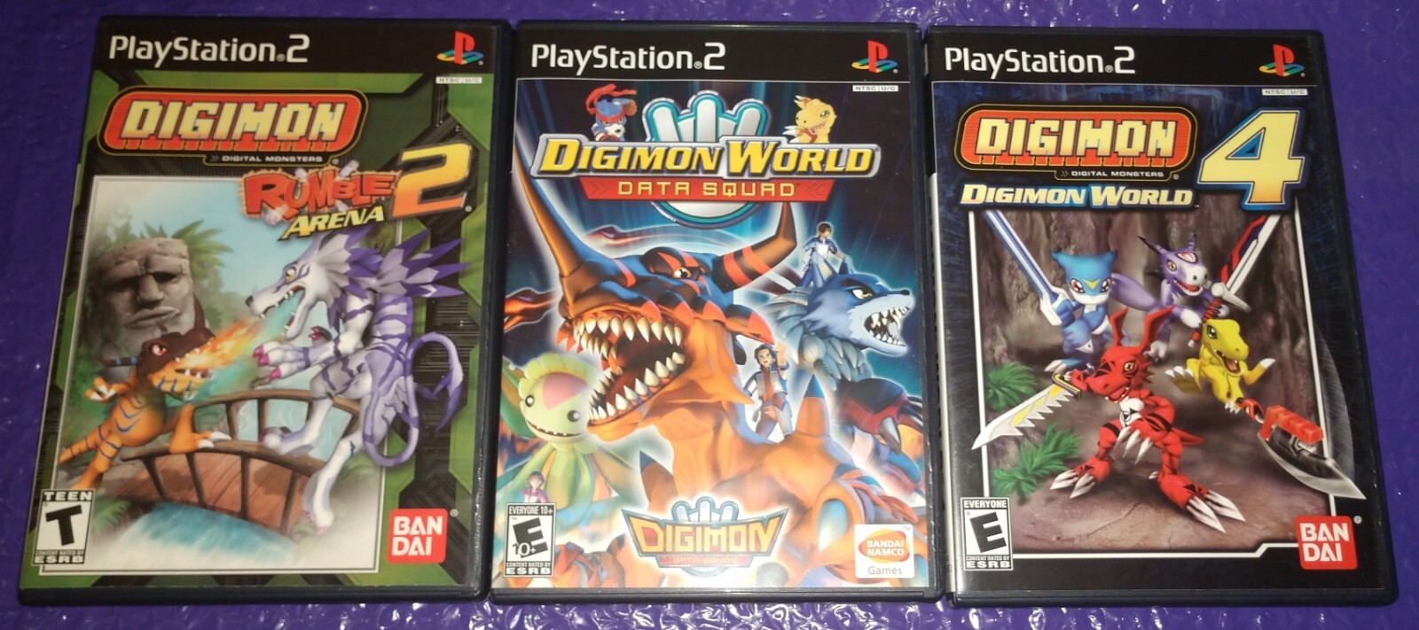 Digimon Artwork Inserts Rumble Arena 2 World 4 Data Squad Sony ...