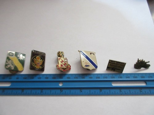 6X Original US Army Airforce USAF Rank Medal Tank Pin Badge Honor WK2 ...