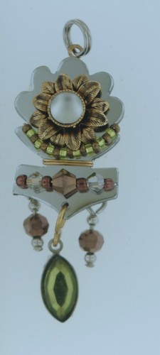 LIZTECH ARTISAN JEWELRY 2012 BLOOM FLOWER PENDANT NEW | eBay