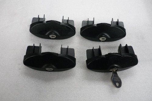 RHINO RACK SXB END CAPS 4 pack (ORINGINAL 2D SERIES LOCKS) fits SB BARS ...