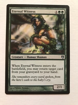 ETERNAL WITNESS Duel Decks Izzet vs Golgari MTG Magic the Gathering NM ...