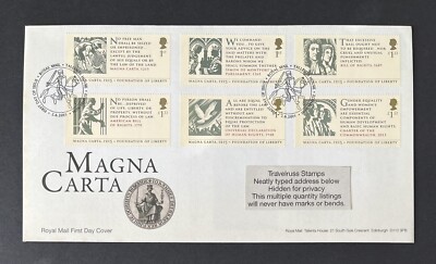 GB 2015 FDC MAGNA CARTER SET WITH TALLENTS HOUSE PMK | eBay