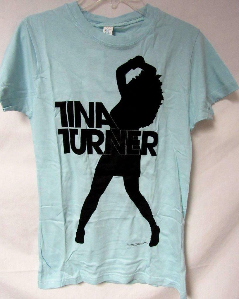 Tina Turner Womens X-Small Small or Medium Screened "Silhouette" T ...