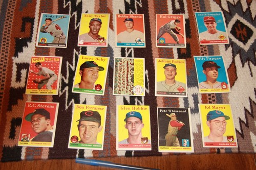 1958 Topps Baseball Cards w/74 different Some Stars Fillers | eBay