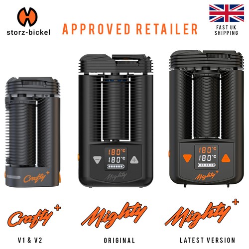 Storz and Bickel Crafty PLUS Mighty Mighty PLUS Portable Vaporisers UK ...
