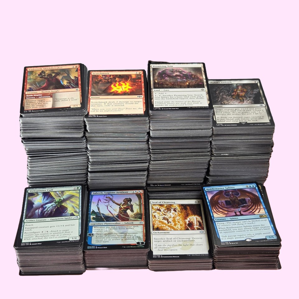 MTG Bulk lot of 25, 50, 100 or 500 Various sets & Rarity - Mostly ...