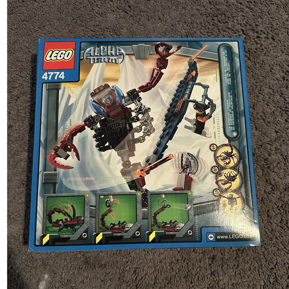 LEGO Alpha Team Scorpion Orb Launcher 4774 Complete Set 227 Pieces ...