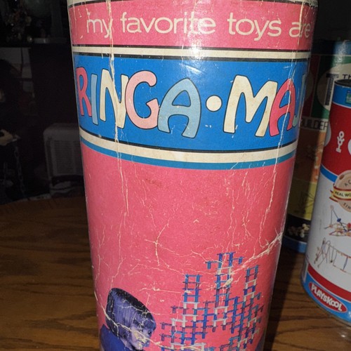 Vintage Slinky Ringa-Majigs Building Toy Canister 83 Pieces USA Made | eBay