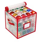 Christmas Tree Ball Organizer Ornament Storage Container Ornament ...