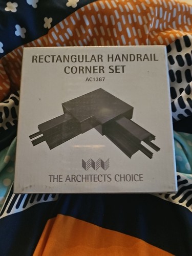 The Architects Choice Rectangular Handrail Corner Set AC1387 Satin ...