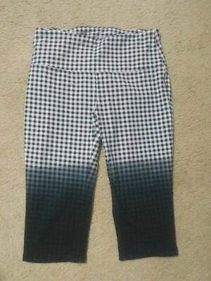 Westbound Capri Leggings Womens Medium Activewear Cropped Multicolor ...