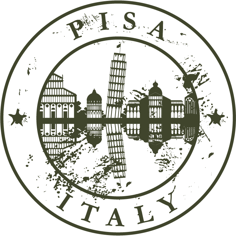 Pisa Italy Europe Travel Retro Rubber Stamp Car Bumper Sticker Decal | eBay