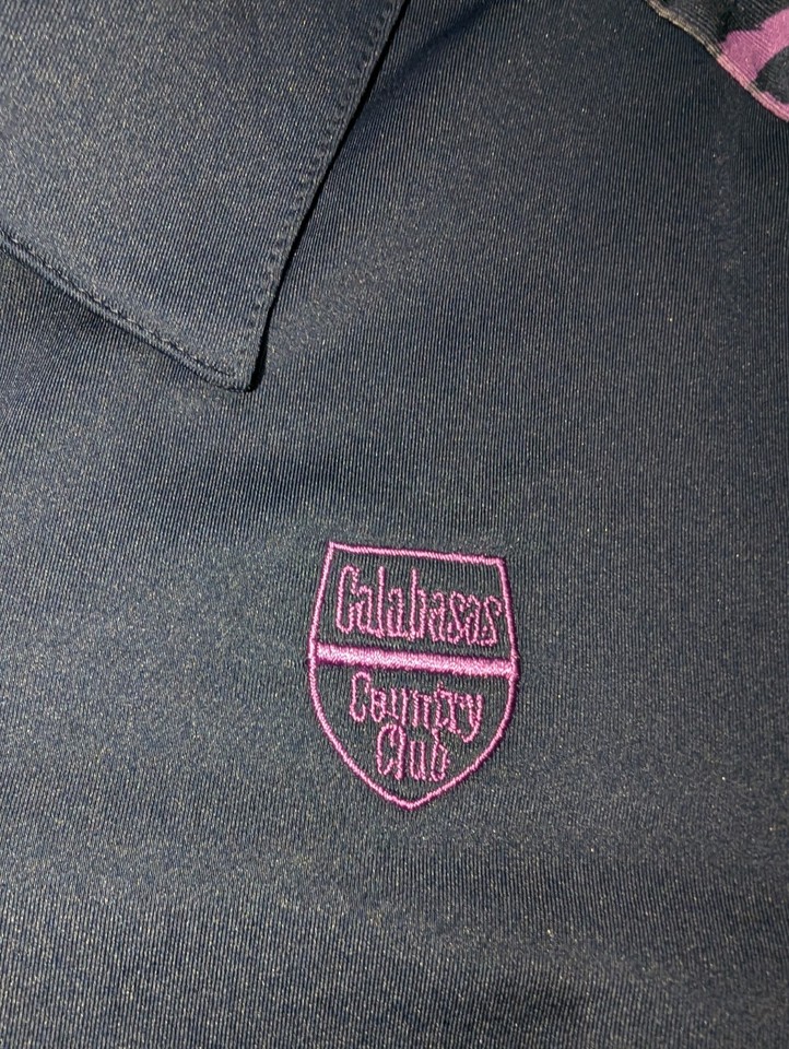 Adidas Calabasas Country Club Cali Golf Performance Polo Shirt M Womens ...