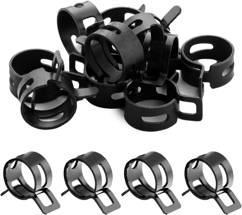 0.55" ID Constant Tension Band Hose Clamps 14Mm Spring Band Type Hose ...