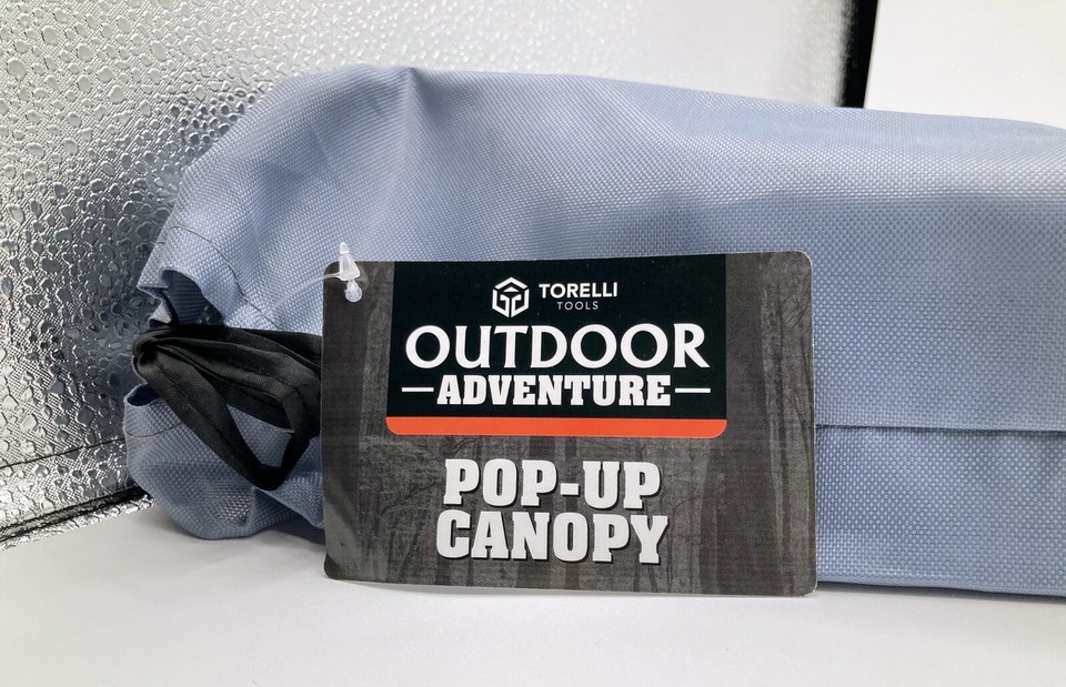 Torelli Outdoor Adventure Personal Pop-Up Canopy 90.5"x82.5"x63" Blue w ...