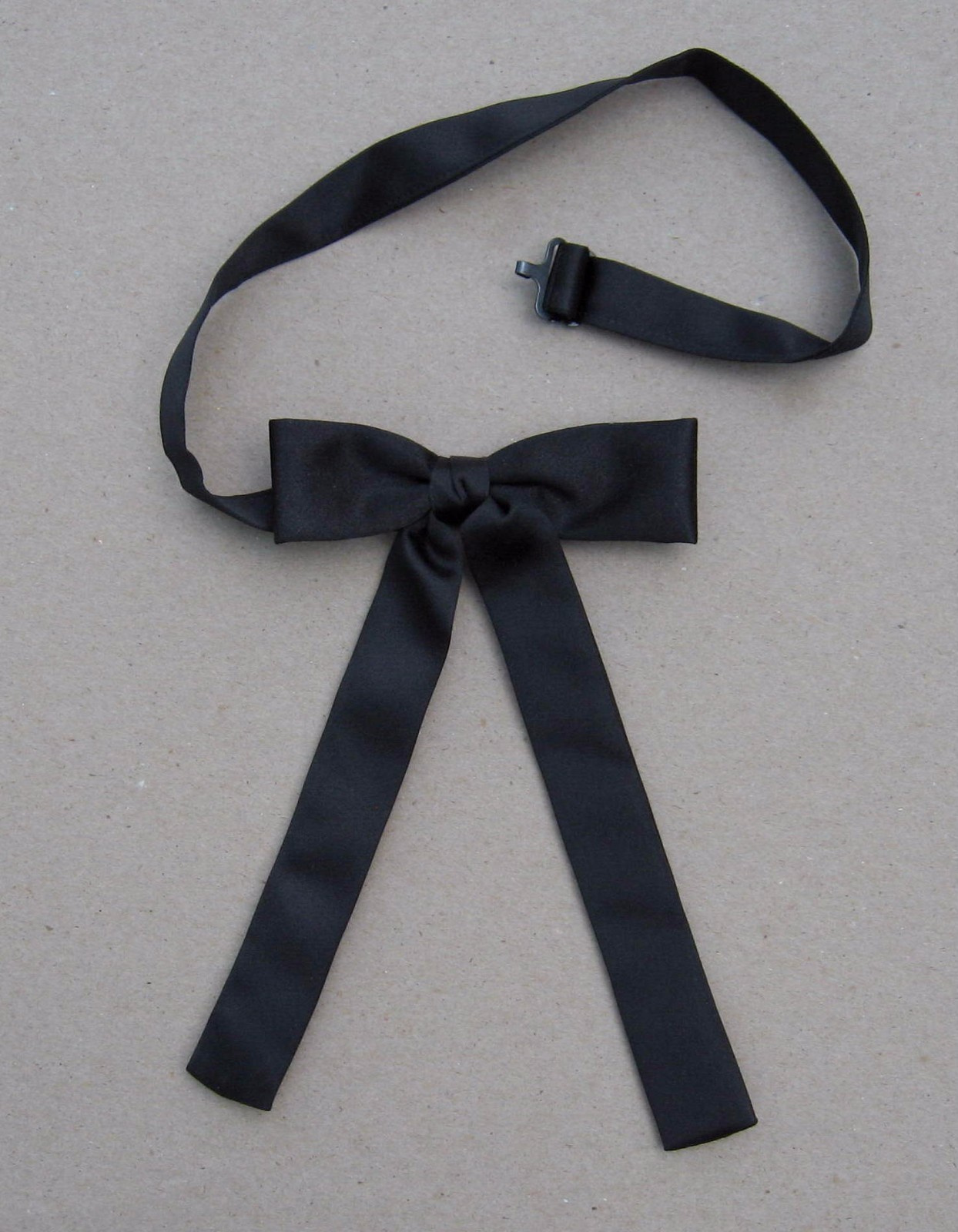 Colonel tie western bow tie neckband black square dance cowboy Kentucky ...