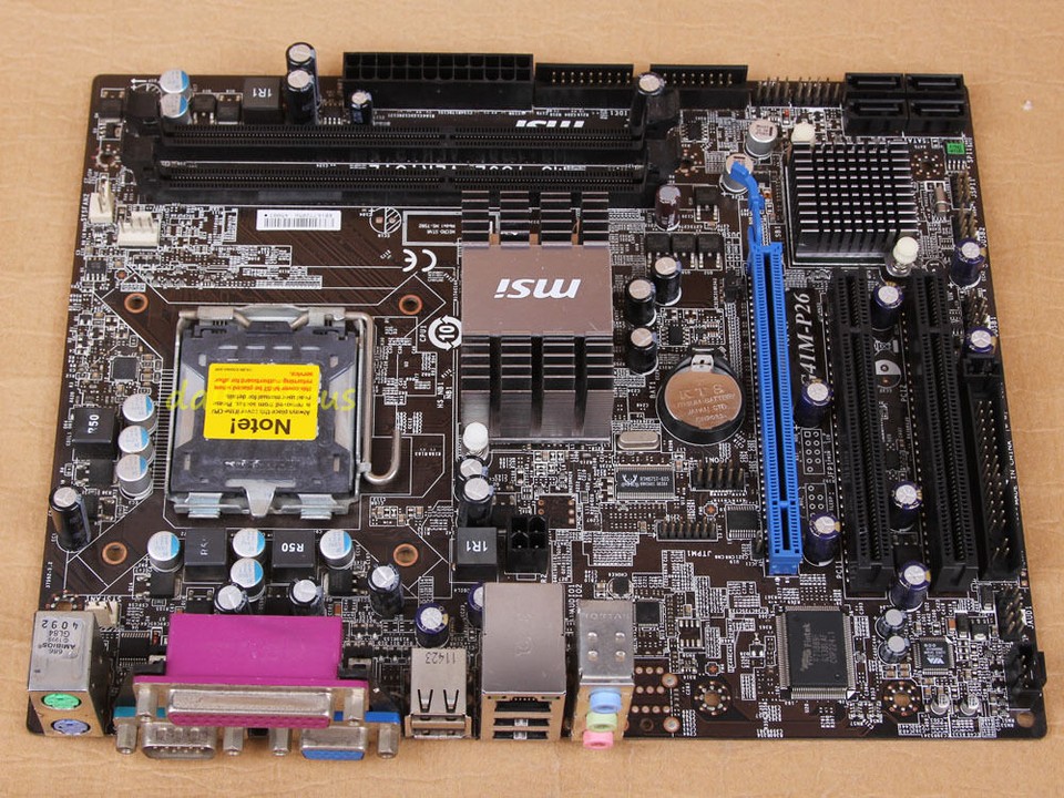 MSI MS-7592 G41M-P26 Motherboard LGA 775 DDR3 Intel G41 816909080100 | eBay