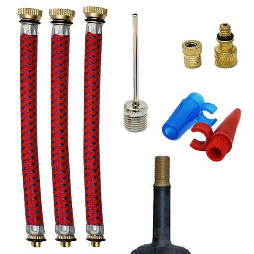 Flexible Pump Adaptor Set Needle Valve Connector Foot Ball Airbed ...