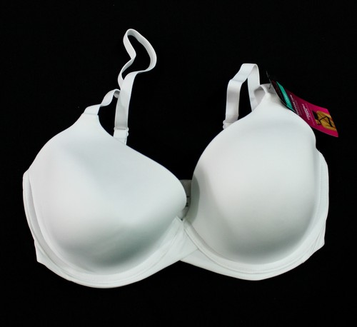 Maidenform Women's One Fab Fit Modern Demi Underwire Bra JW7 White Size ...