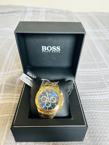 Brand New HUGO BOSS 1513848 Men's Gold Watch | eBay