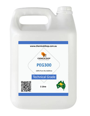 PEG300 Polyethylene glycol 300 100% Pure Australian product Fast ...