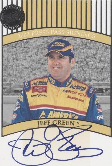 2003 Press Pass - Signings Jeff Green (AU) for sale online | eBay