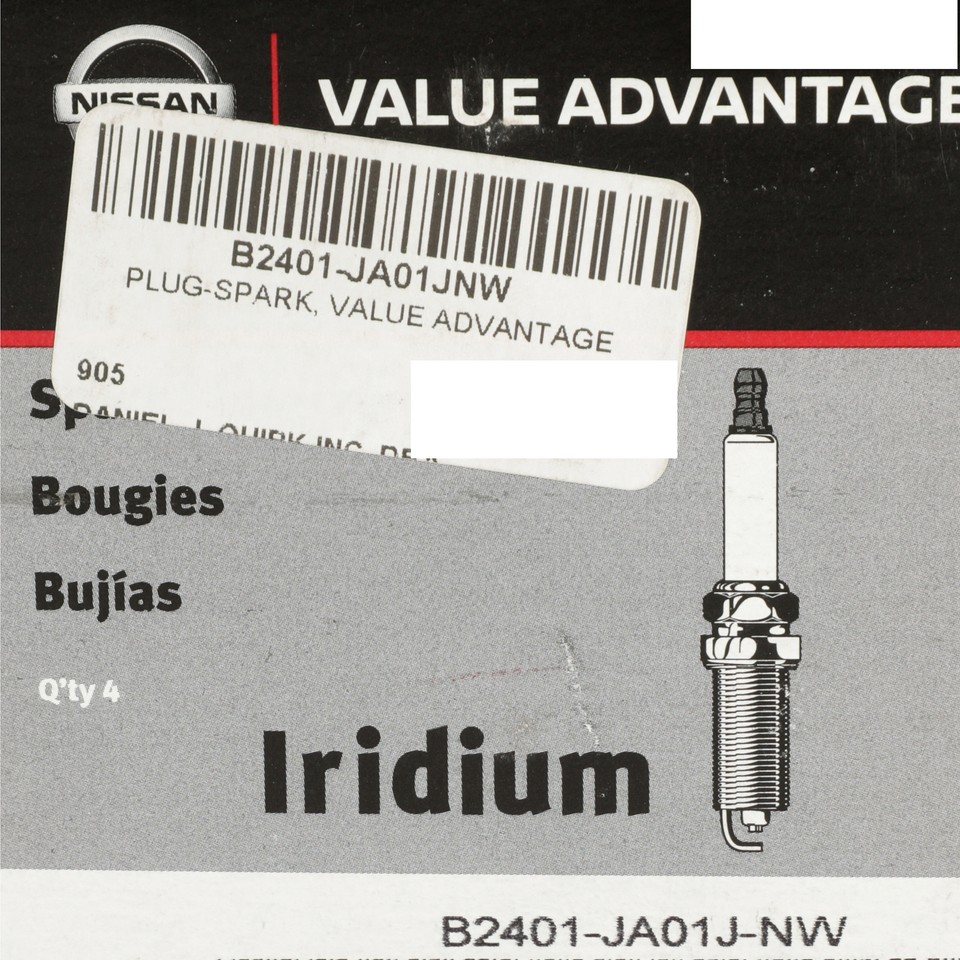 NEW OEM Nissan 2015-2019 Micra Spark Plug Value Advantage B2401-JA01JNW ...