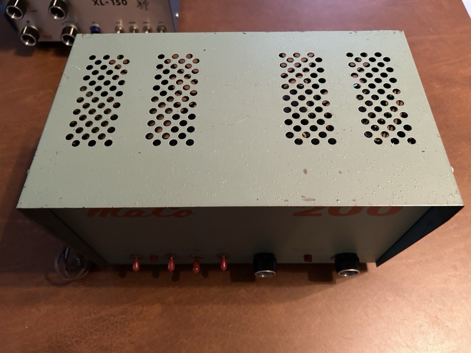 Vintage Maco 200 Tube Linear Base Amplifier | eBay