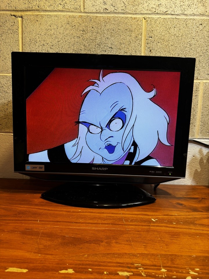 Sharp TV / DVD LC-19AD22U 19" TV DVD Combo NO Remote, HDMI A/V S-Video ...