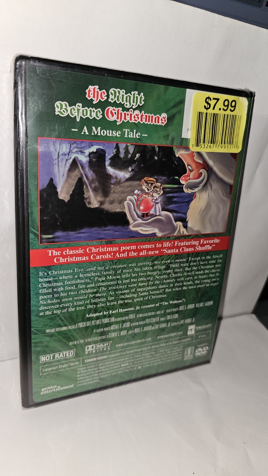 The Night Before Christmas - A Mouse Tale (DVD, 2006) for sale online ...