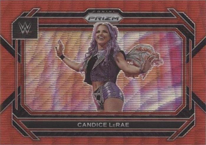 2023 Panini Prizm WWE - Candice LeRae #21 Ruby Wave Prizm for sale ...