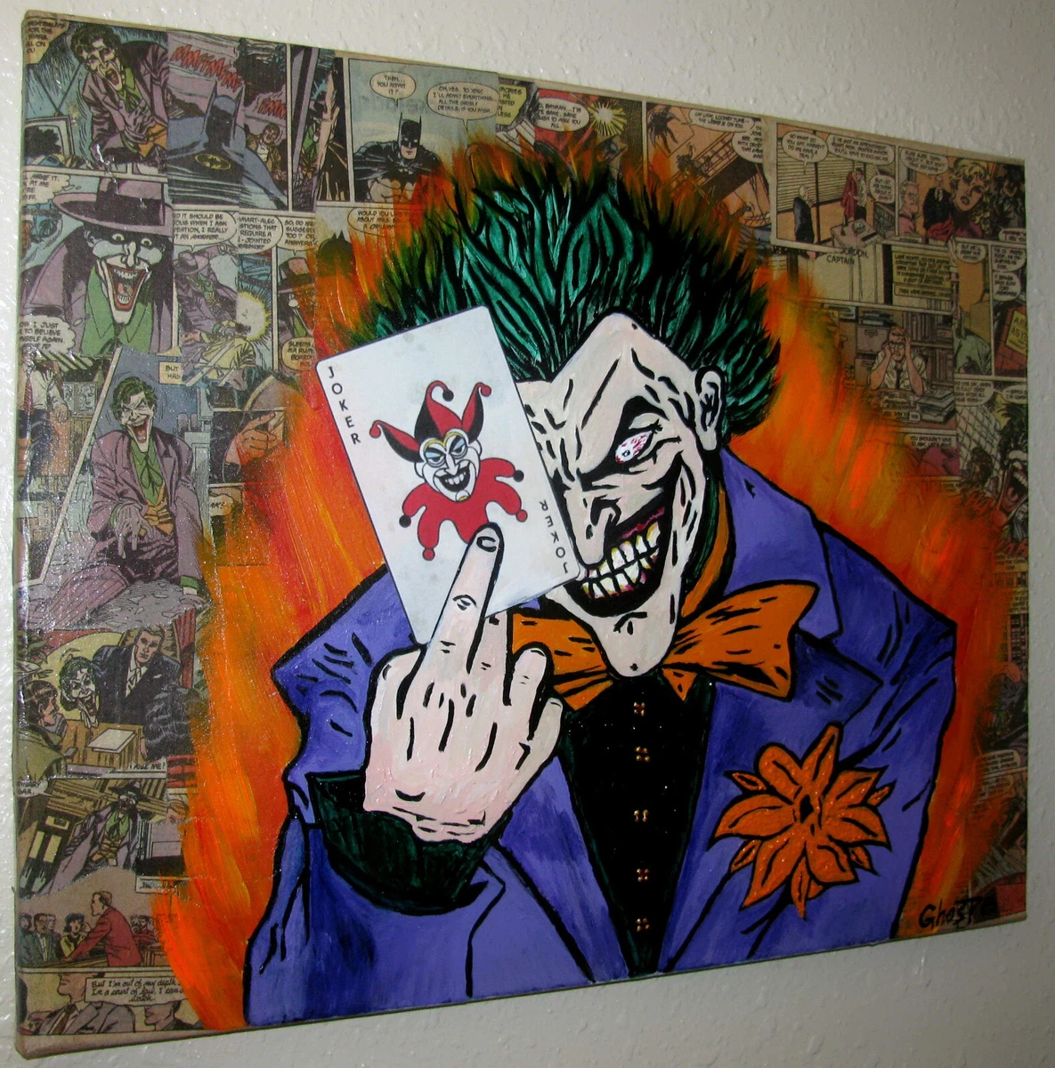 Comic Joker Painting