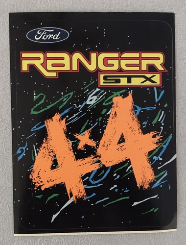 FORD 4X4 Ranger STX Truck Retro 1990’s Style DECAL, Glossy STICKER | eBay