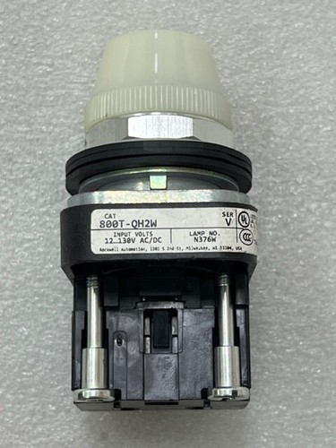 800T-QH2W Ser V 30mm White Pilot Lamp with 800TC-N374 Lamp Module New ...