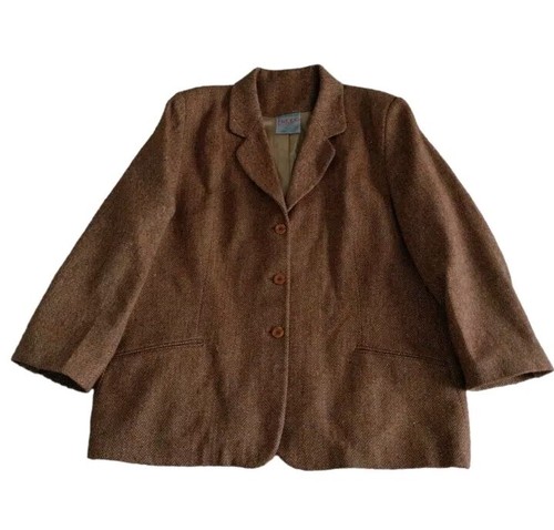 Triona Design Donegal Tweed Ireland 100% Pure New Wool Blazer Jacket ...