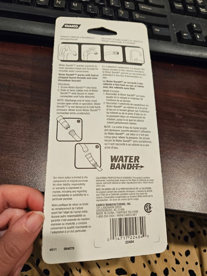 Camco Water Bandit | eBay