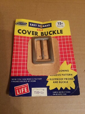 PENN Cover Buckle Belt Kit Self Cover Your Own Match Dress 1in VTG DIY ...