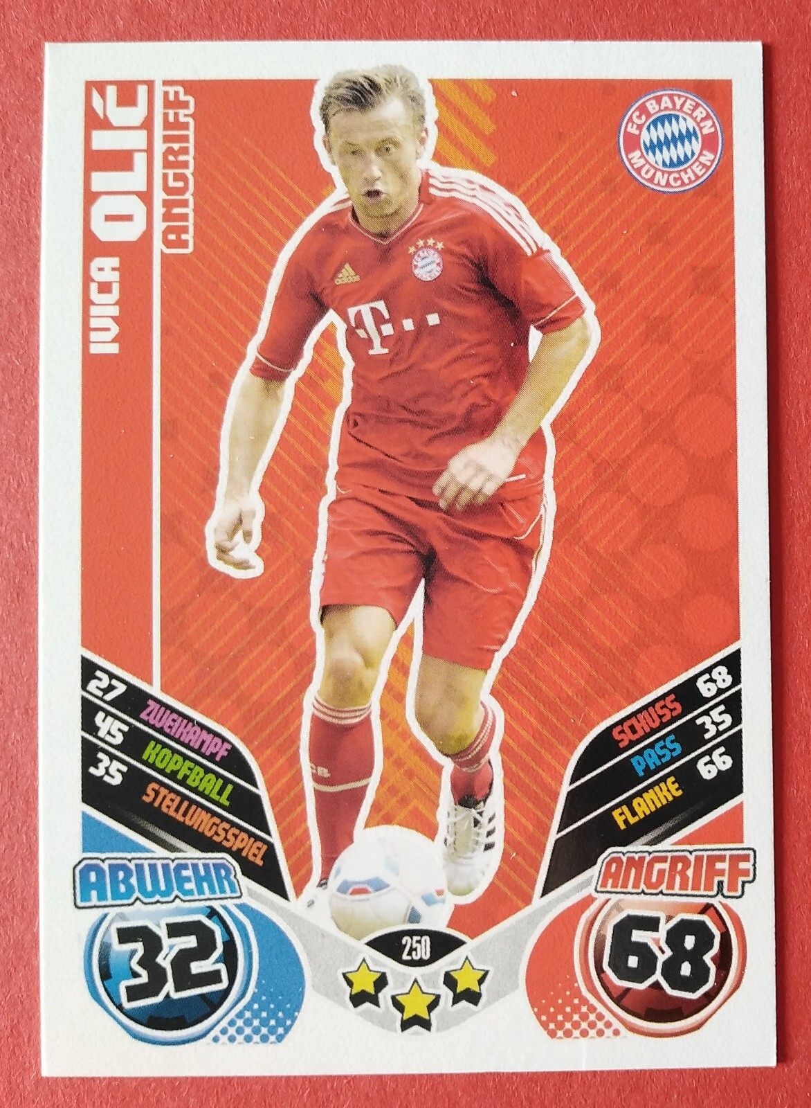 TOPPS Ivica Olic Bayern München Bundesliga 2011/12 Match Attax Trading ...